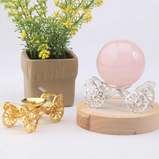 CRYSTAL BALL DISPLAY Stand Holder Base Pedestal Sphere Rack Princess ...