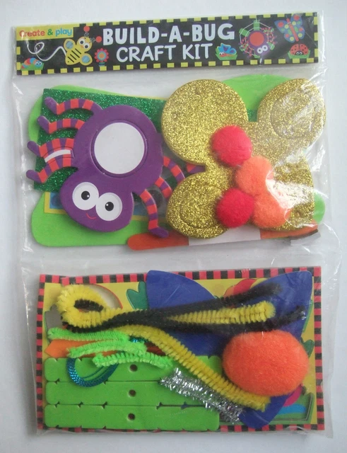 BUILD A BUG Craft Kit CBeebies Art Magazine Gift Halloween Spider Early ...