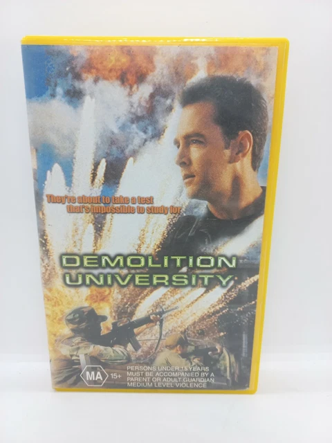 DEMOLITION UNIVERSITY [VHS] Warner Video Big Box 1997 Ex-Rental Tape ...