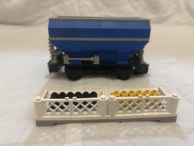 LEGO 4536: BLUE Hopper Car Train Set Used Signs of Wear No Instructions ...