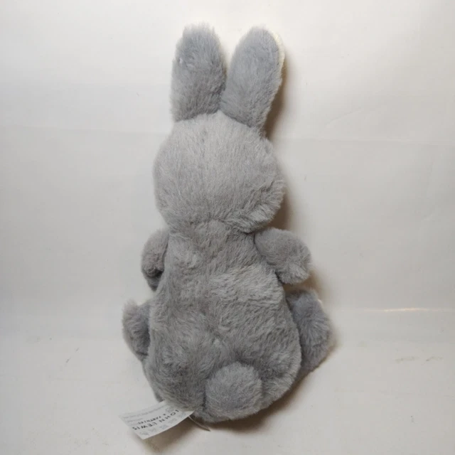 JOHN LEWIS BUNNY Rabbit Soft Toy Plush Grey With Carrot Easter £12.00 ...