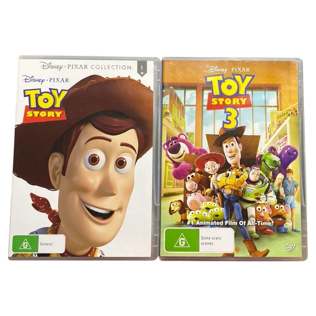 TOY STORY 1 & 3 DVD Lot Disney Pixar Family Animated Movie Region 4 ...