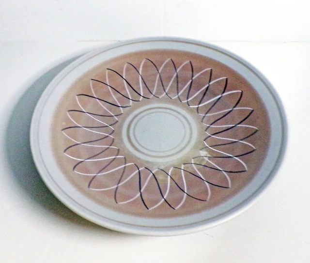 POOLE POTTERY FREEFORM Pattern Charger 32.5cm Dia Handpainted by Gwen ...