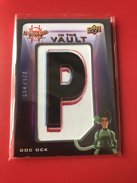 SPIDER-MAN INTO THE Spider-Verse: In the Vault Letter Patch VLP-10 Doc ...