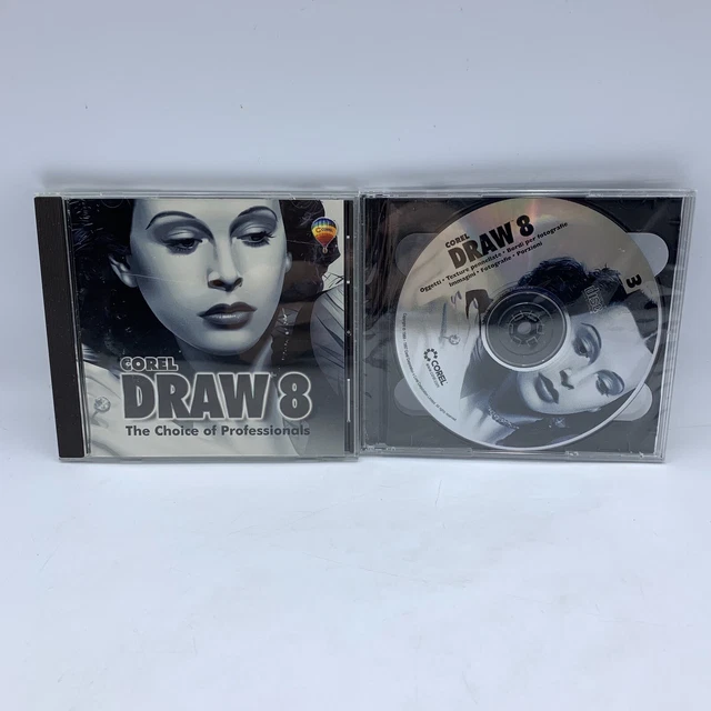 COREL DRAW 8 OEM (PC CD-ROM 3 Disc Set For Windows 95) One Is SEALED ...