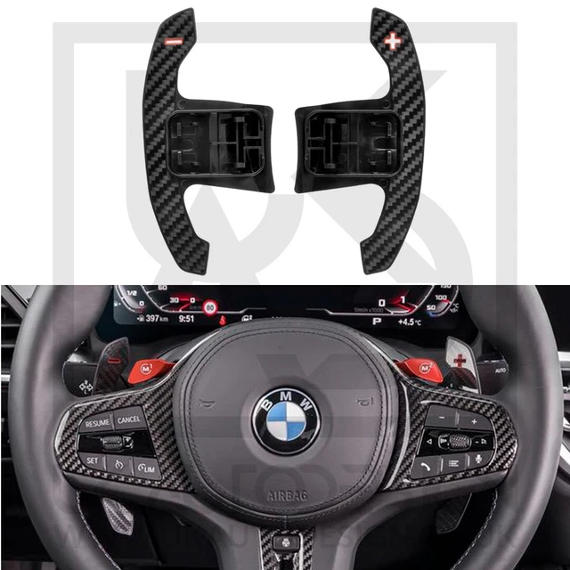 BMW M2/M3/M4/M5/M8 M Performance Style Red Real Carbon Fibre Paddle Shifters £69.95 - PicClick UK