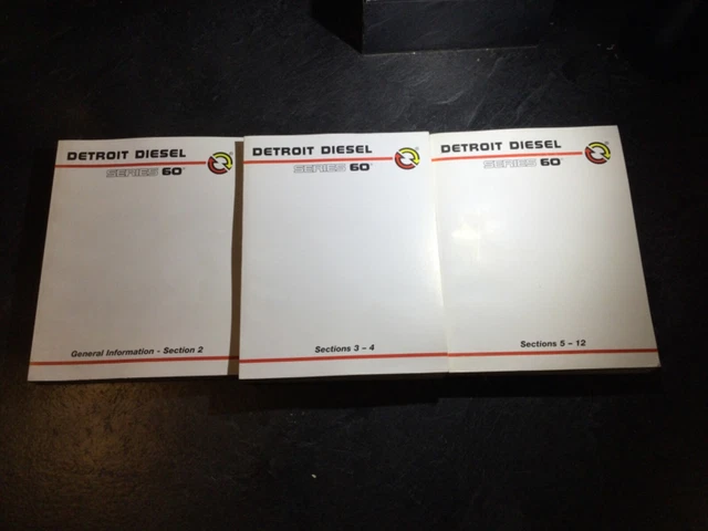 DETROIT DIESEL SERIES 60 Parts Catalogs 6SP161 60G Marine Diesel 11.1L ...