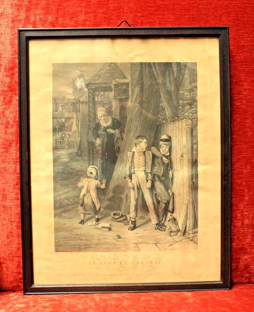 STAMPA DA INCISIONE alla maniera nera o mezzotinto - J. P. M. Jazet ...