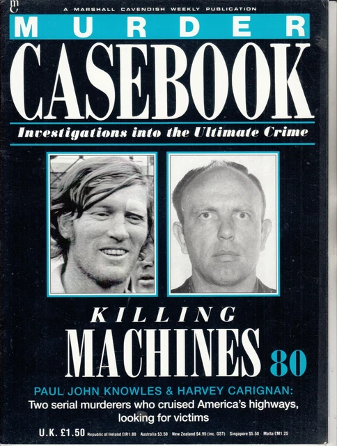 RARE-MURDER CASEBOOK 80-KILLING Machines-Paul John Knowles-1990-[L514 ...