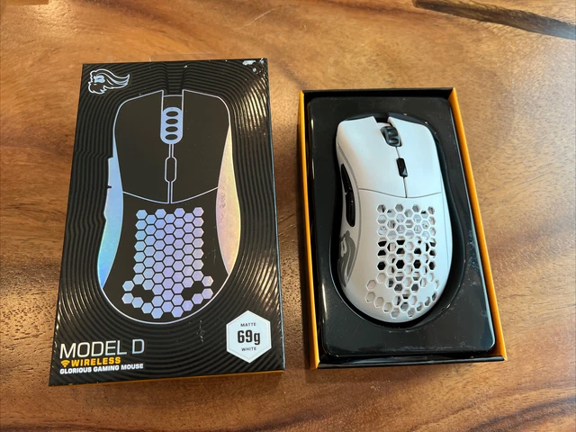GLORIOUS PC GAMING Race Model D Wireless Gaming Mouse - Matte White $49 ...