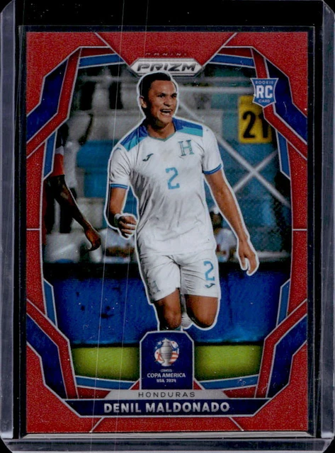 2024 PRIZM CONMEBOL Copa America Denil Maldonado Red Prizm Rookie RC ...