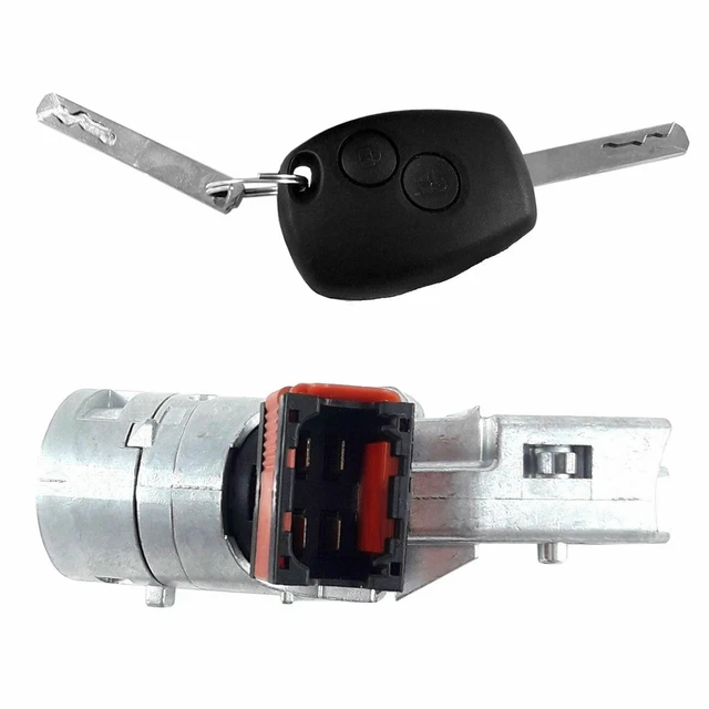 IGNITION LOCK BARREL Switch Set For Renault Clio Modus Master Trafic ...