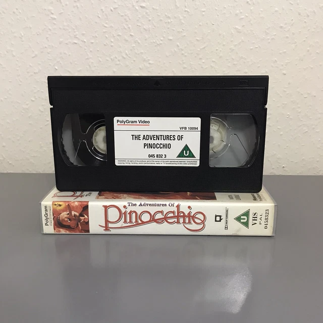 THE ADVENTURES OF Pinocchio - Vhs Video - Jim Henson Limited Edition ...