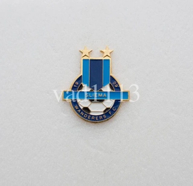 BADGE PIN FOOTBALL clubs in Malta - " Sliema Wanderers FC " £7.80 ...