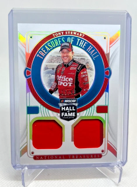 2023 NATIONAL TREASURES NASCAR Racing Hall Of Fame TONY STEWART patch ...