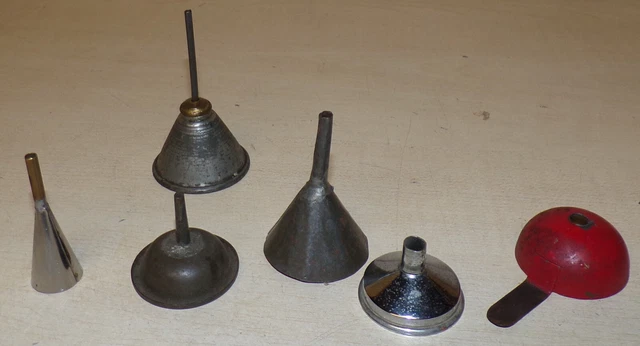 FILLER FUNNELS, OIL Can, Ideal For Live Steam Engine Toy & Models Handy ...