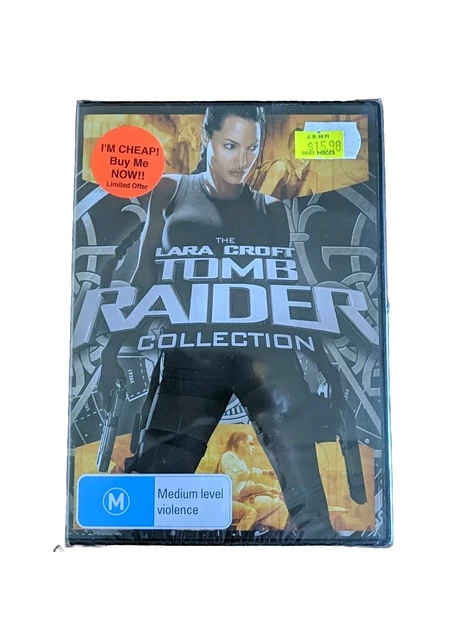 THE LARA CROFT Tomb Raider Collection Movie DVD Region 4 PAL NEW SEALED ...