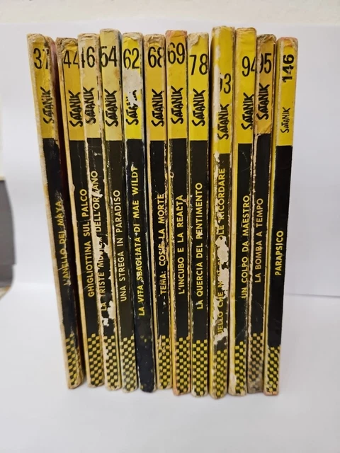 LOTTO FUMETTI SATANIK Max Bunker Magnus, Corno 1966-1970 (12 Numeri ...