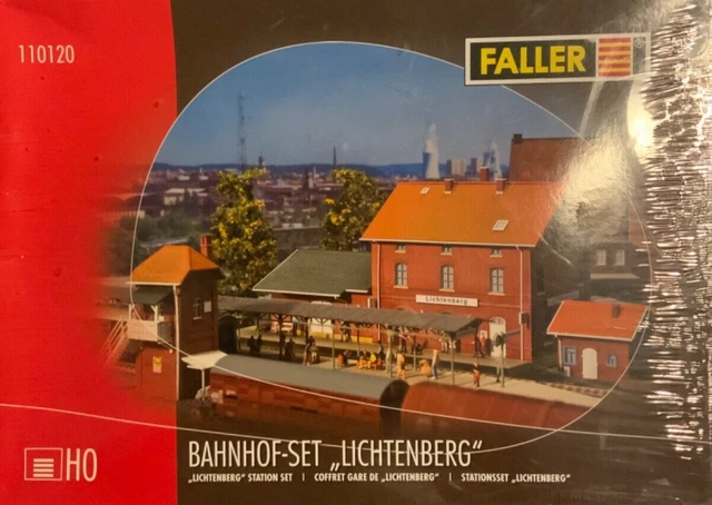 FALLER NUMMER 110120, Spur H0, Bausatz "Bahnhof-Set Lichtenberg ", *OVP ...