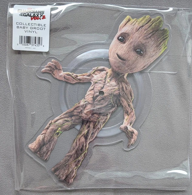 GUARDIANS OF THE Galaxy Baby Groot Die-Cut Picture Disc Record Store ...