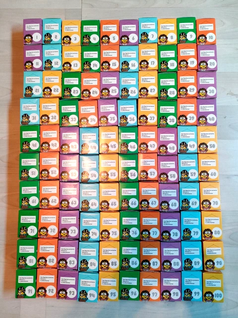 COMPLETE COLLECTION MINIONS 100 figures box McDonald's Happy Meal mac ...