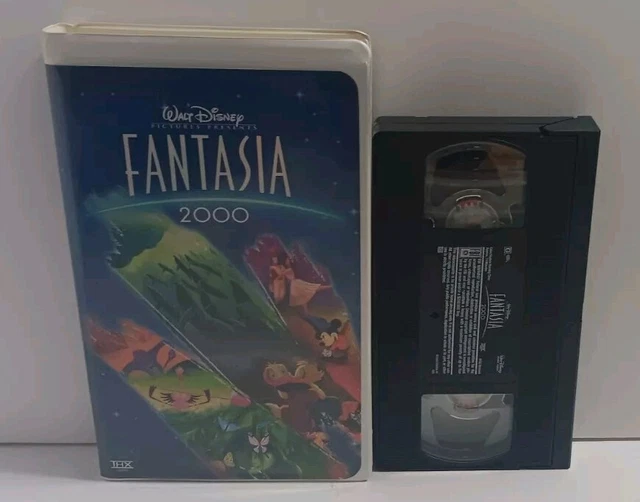 WALT DISNEY’S FANTASIA 2000 VHS Video Tape Clamshell Case Fast Shipping ...