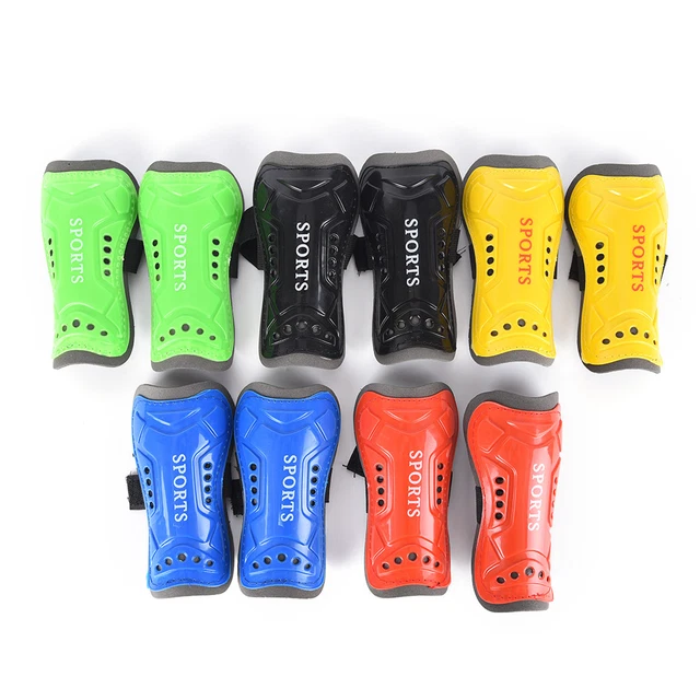 KIDS CHILD SOFT Football Shin Pads Soccer Guard Sport Leg Skin Guards ...