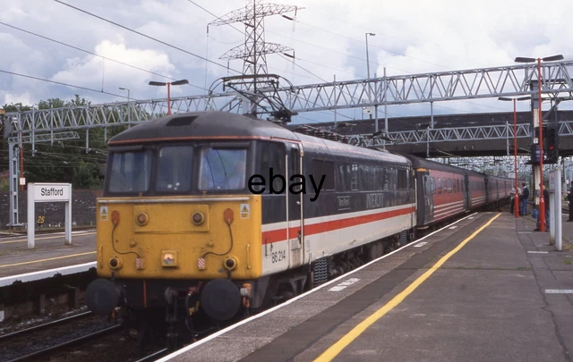 35MM SLIDE - BR Electric Loco Class 86. 86214 @ Stafford £2.99 ...