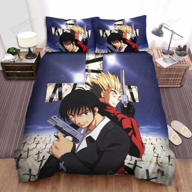 TRIGUN CHARACTERS VASH The Stampede And Nicholas Quilt Duvet Cover Set ...