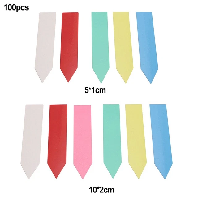ELEGANT WHITE PVC Plastic Plant Labels for Sophisticated Plant ...
