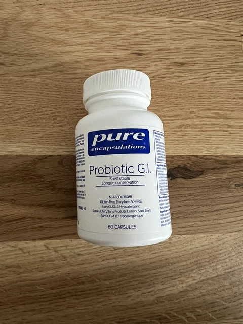PURE ENCAPSULATIONS PROBIOTIC G.I. (Dairy and Soy-Free) 60 Caps £15.00 ...