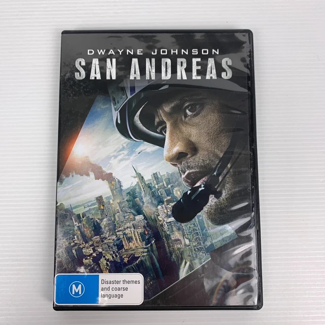 SAN ANDREAS (DVD, 2015) Dwayne Johnson Carla Gugino Alexandra Daddario ...