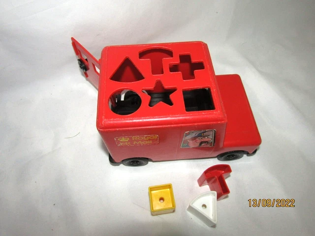 MERIT VINTAGE POSTMAN PAT SHAPE SORTER VAN £15.99 - PicClick UK