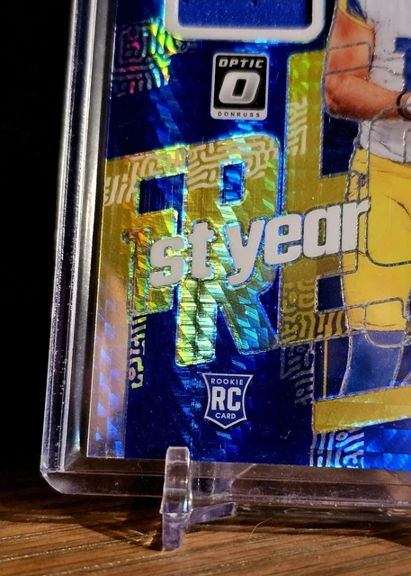 2023 PANINI DONRUSS Optic Puka Nacua 1° anno patch fresca rookie RC # ...