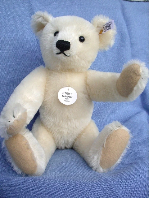 STEIFF TEDDY WEISS Replika 1922 - limitierte Auflage aus 2001 - selten ...