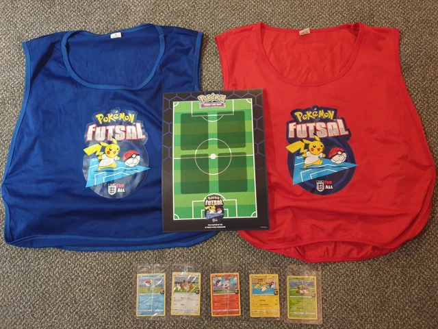 POKEMON FUTSAL SET Promo Pikachu Sobble Scorbunny Eevee Grookey On The ...