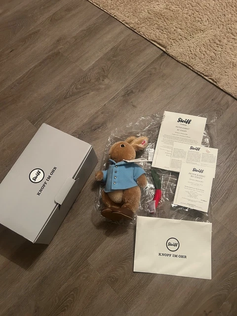 RARE STEIFF LIMITED Edition Peter Rabbit Beatrix Potter Celebrating 150 ...