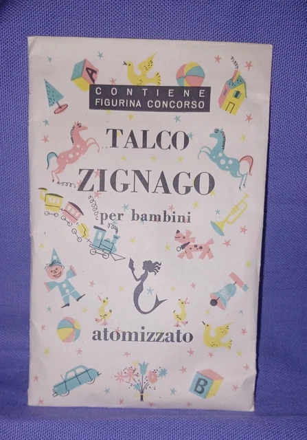 VINTAGE 1950S ZIGNAGO Atomized Baby Talc Envelope £14.21 - PicClick UK