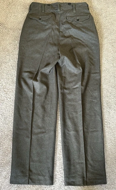 WW2 USMC US Marines Wool Pants Green *See Photos For Measurements* £45. ...
