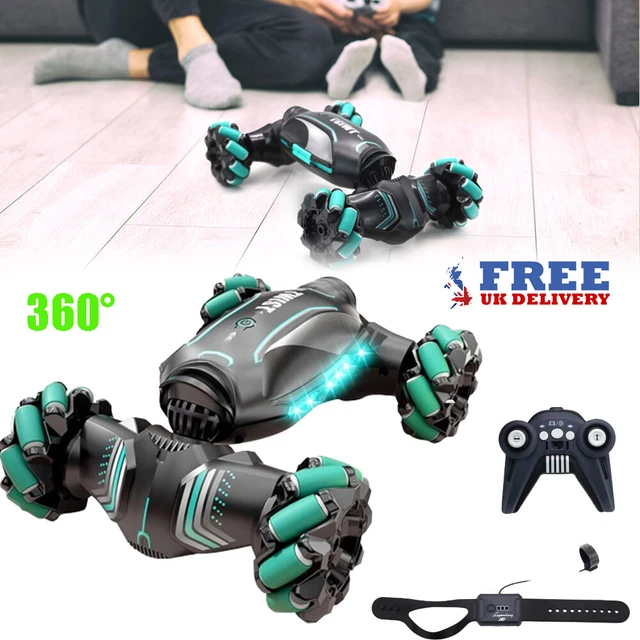 REMOTE CONTROL CARS Toys 360° Stunt Car Degree Tumbling Light Music ...