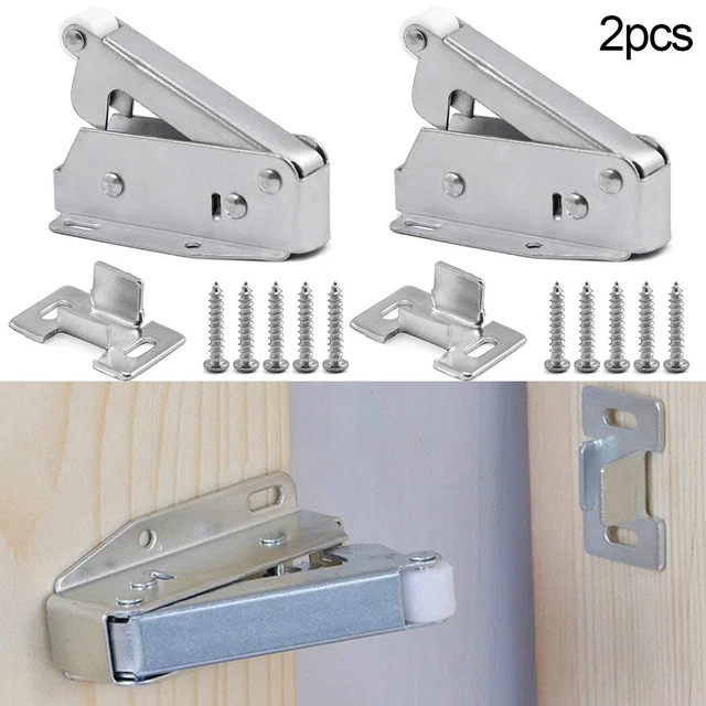 2X PORTA ARMADIO Chiusura Loft Touch Catch.Botola Mansarda Spinta per ...