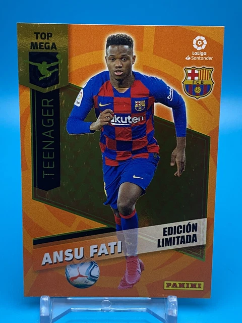 2020-21 PANINI MEGACRACKS MGK La Liga Edicion Limitada Ansu Fati Barcelone Espagne EUR 1,01 ...