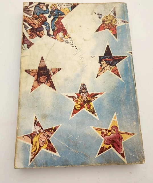 HERITAGE FRENCH MARVEL Comic Album (Missing Cover) 10 Comics 1970s $11. ...