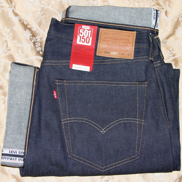 LEVI'S® 501 ORIGINAL 150th Birthday Selvedge Jeans STF Style 005013429 ...