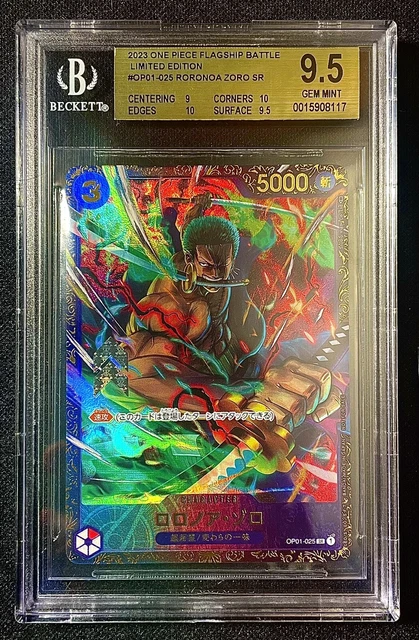 ONE PIECE CARD Game Roronoa Zoro OP01-025 SR Flagship Battle 2023 Promo Japan EUR 1.700,00 ...