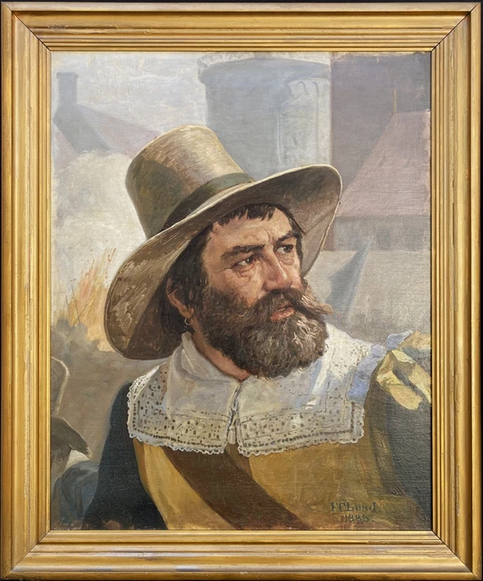FREDERICK CHRISTIAN LUND (Danish, 1826-1901) Exceptional Oil Portrait ...