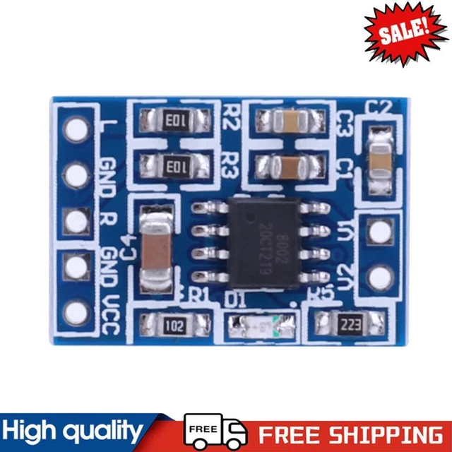 HXJ8002 SUPER MINI Audio Amplifier Module 3W Mini Audio Voice Amplifier ...