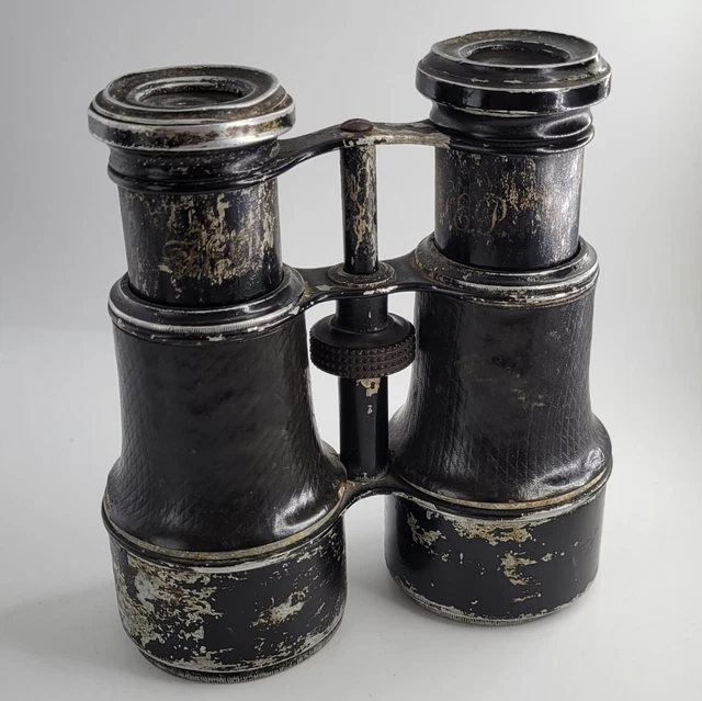 WW1 BRITISH OFFICER Binoculars Victorian Military Army Field Glasses ...