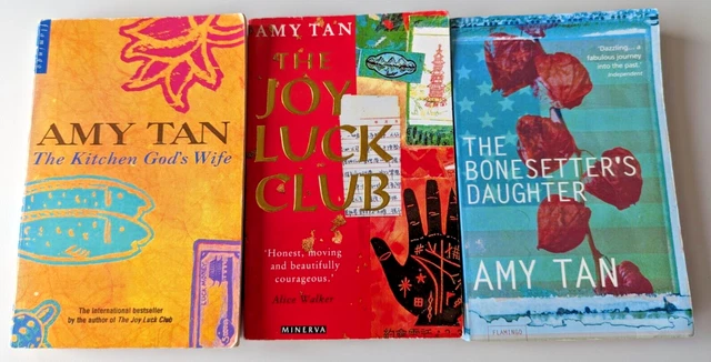 AMY TAN BUNDLE Bonesetter's Daughter Joy Luck Club, Kitchen God's Wife ...