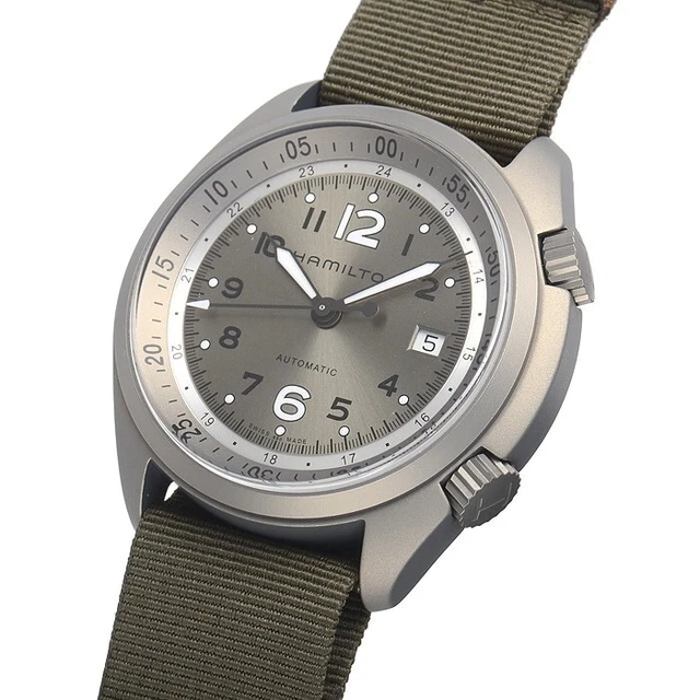 HAMILTON KHAKI AVIATION Pilot Pioneer Aluminium, Automatique ...